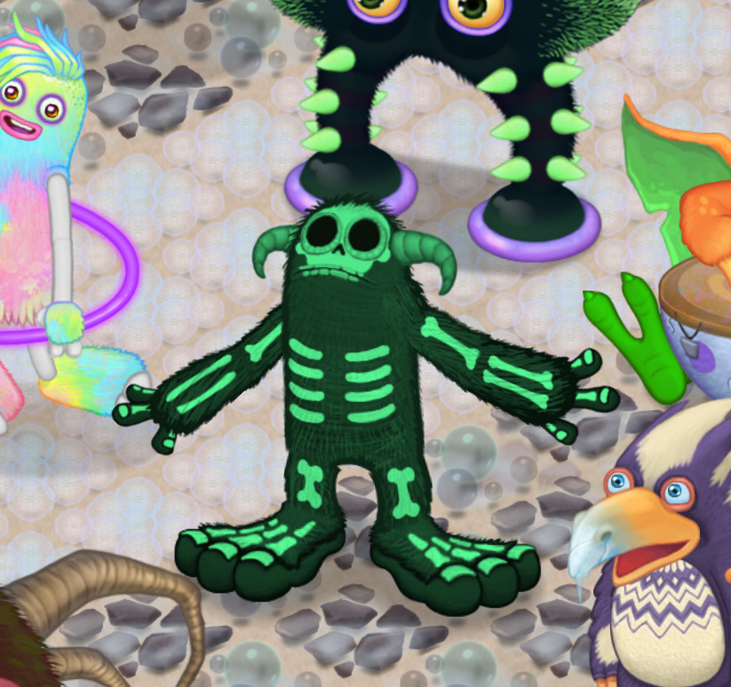 Rare Mammott Skeleton Costume Mod for My Singing Monsters | MSM Mods