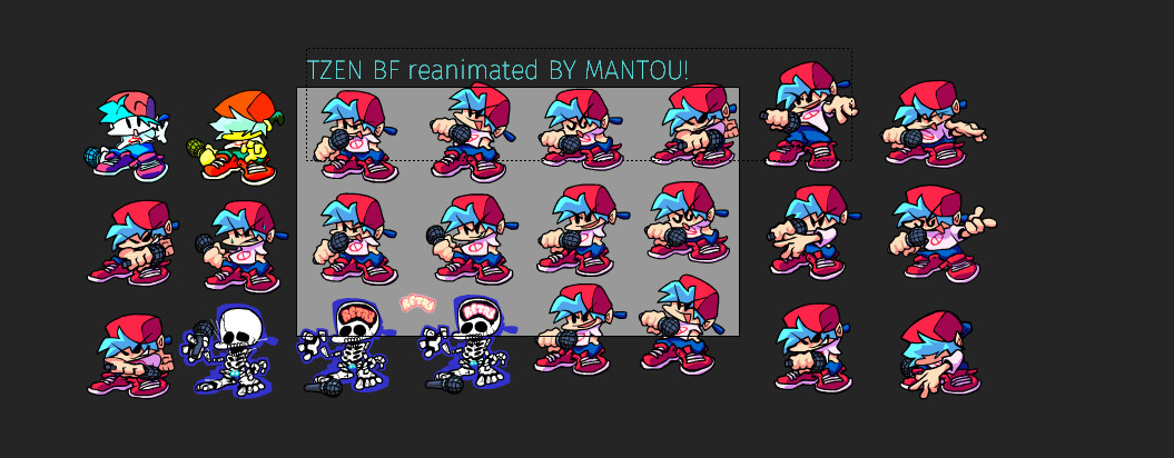 TZEN-BF-Reanimated v2!(Not Original) Mod for Friday Night Funkin' | FNF ...