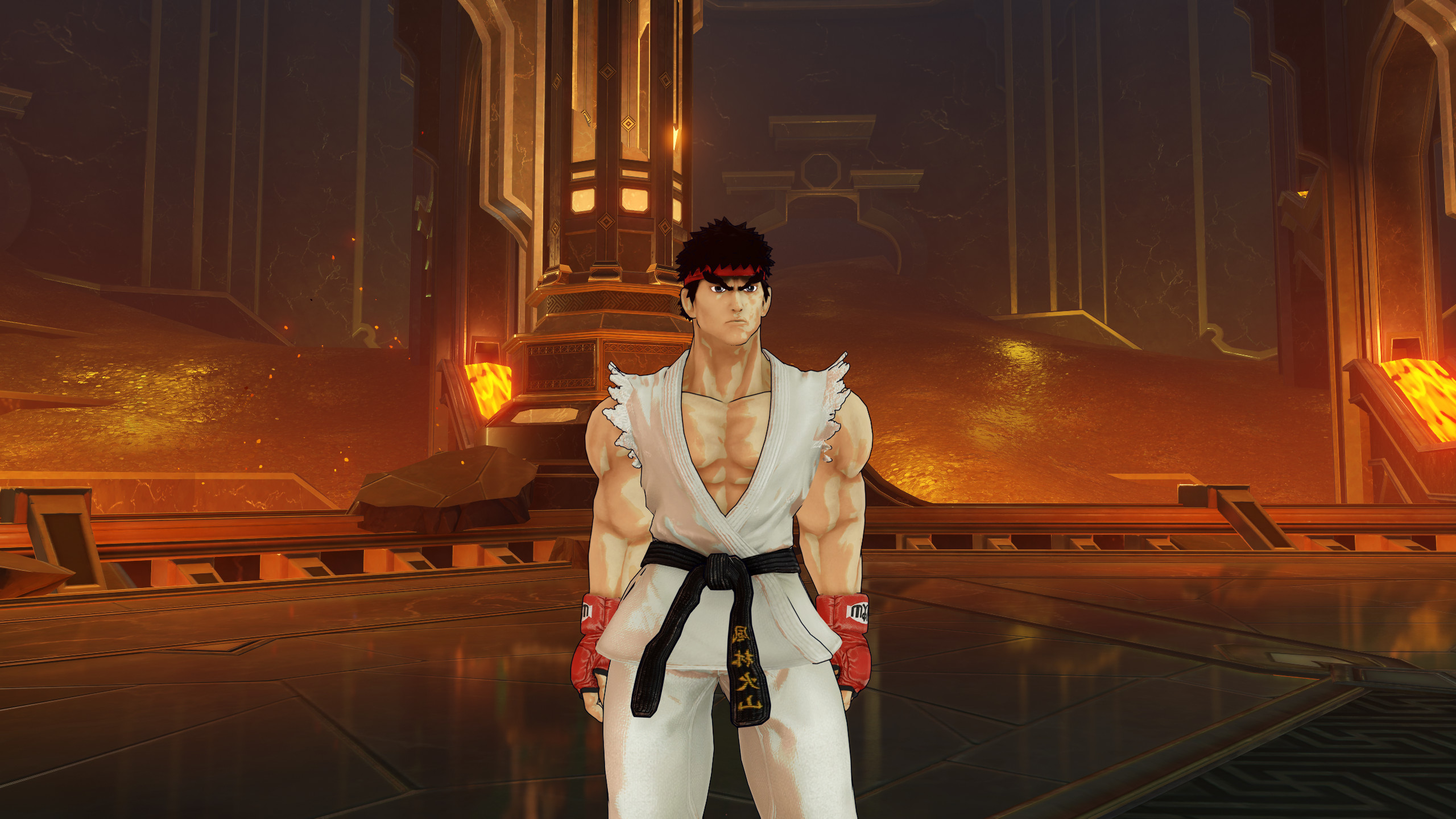 Ryu over Wriothesley | Street Fighter Mod for Genshin Impact | GI Mods