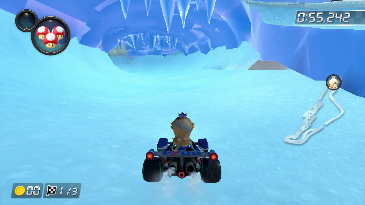 3DS Rosalina's Ice World in MK8 Mod for Mario Kart 8 | MK8 Mods