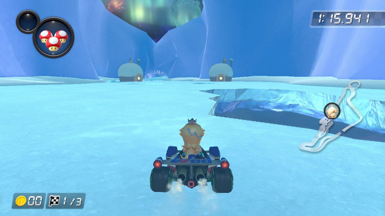 3DS Rosalina's Ice World in MK8 Mod for Mario Kart 8 | MK8 Mods