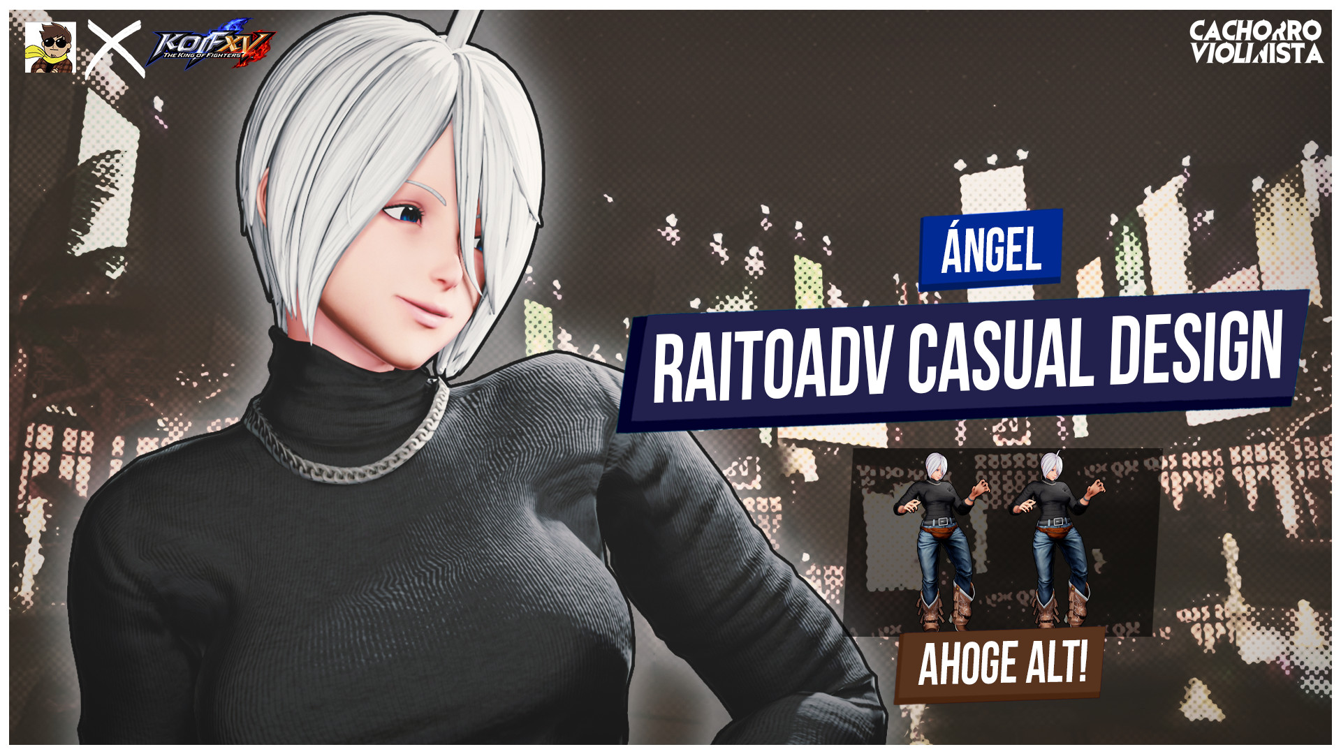 RaitoADV Casual Ángel Mod for The King of Fighters XV | KoFXV Mods