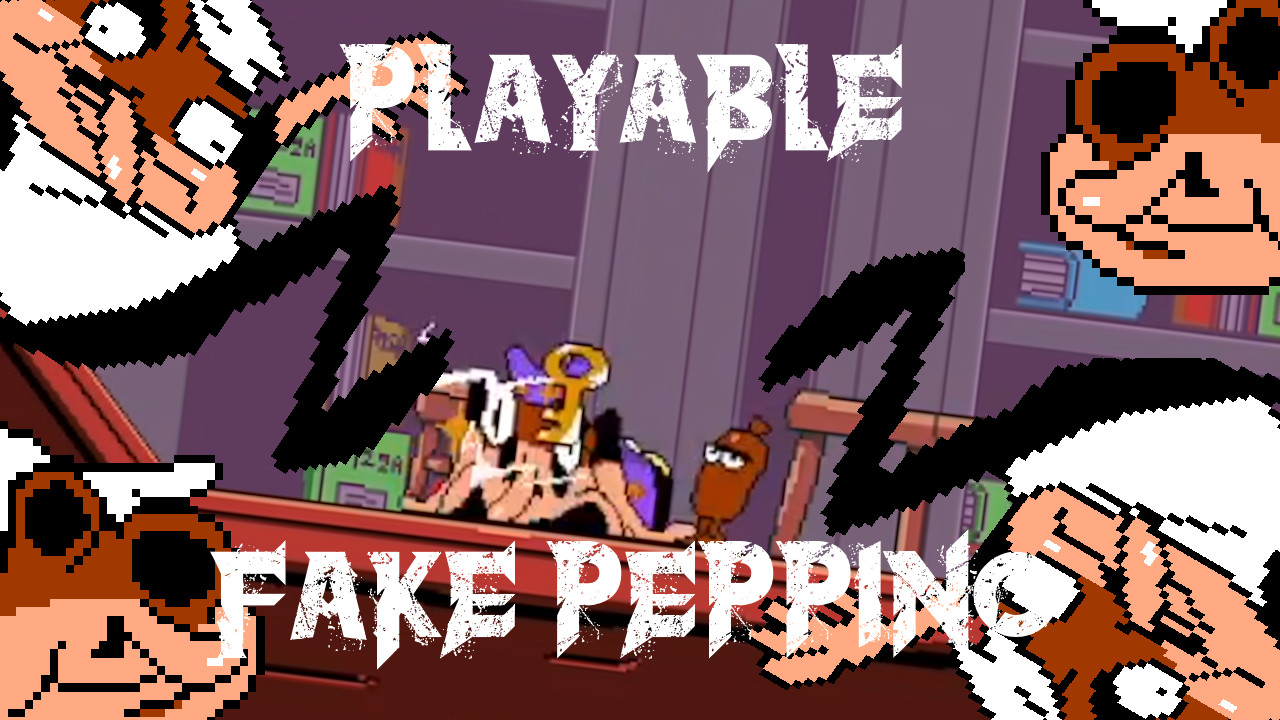 Playable Fake Peppino (with moveset) Mod for Pizza Tower | PT Mods