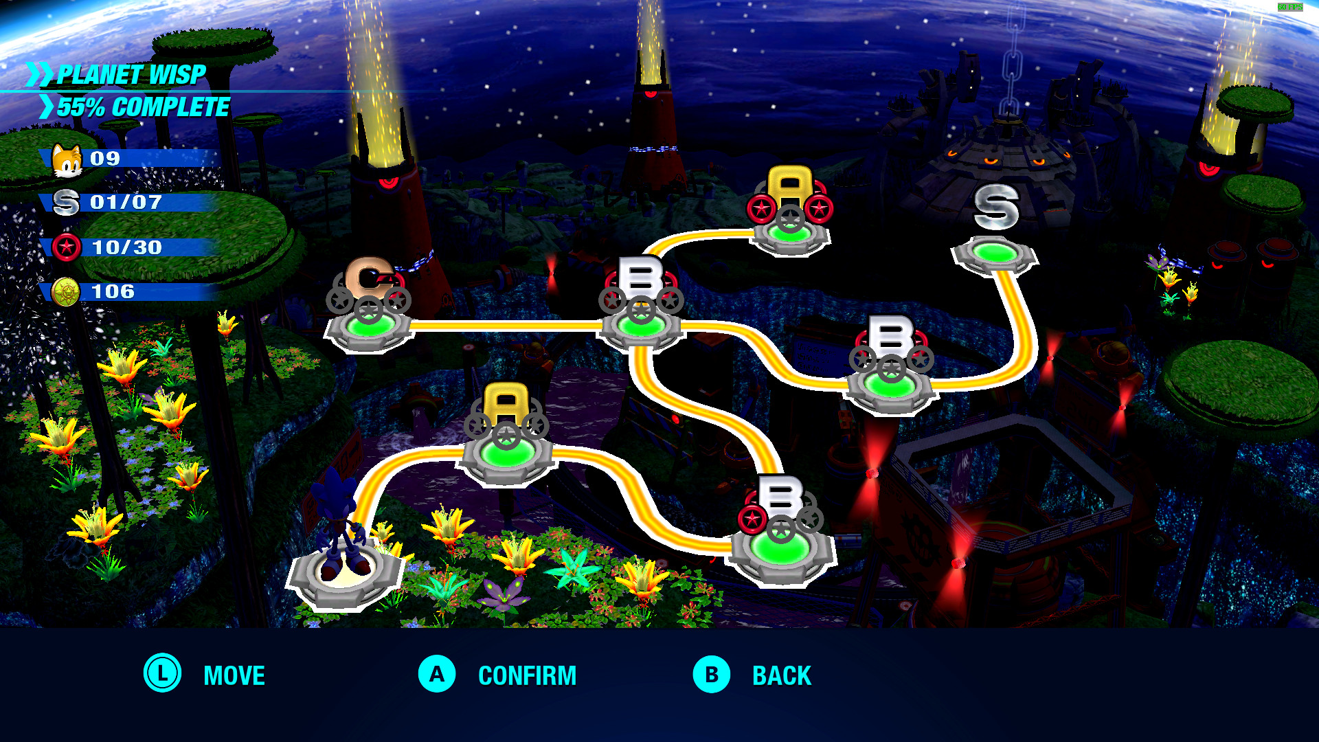 Planet wisp time swap Version 1 Mod for Sonic Colors: Ultimate | SCU Mods