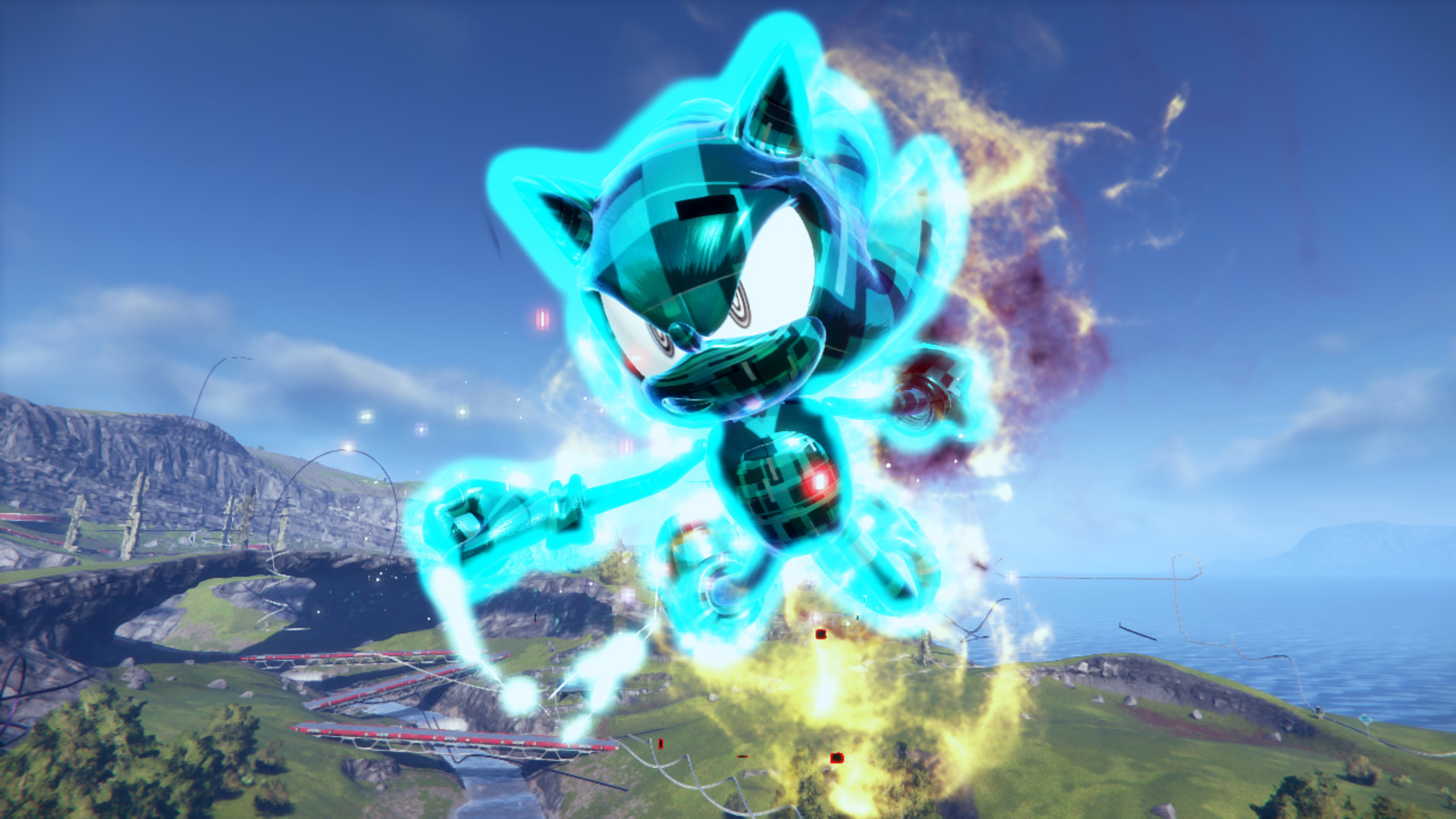 Dons Cyber Super Sonic Mod for Sonic Frontiers | Frontiers Mods