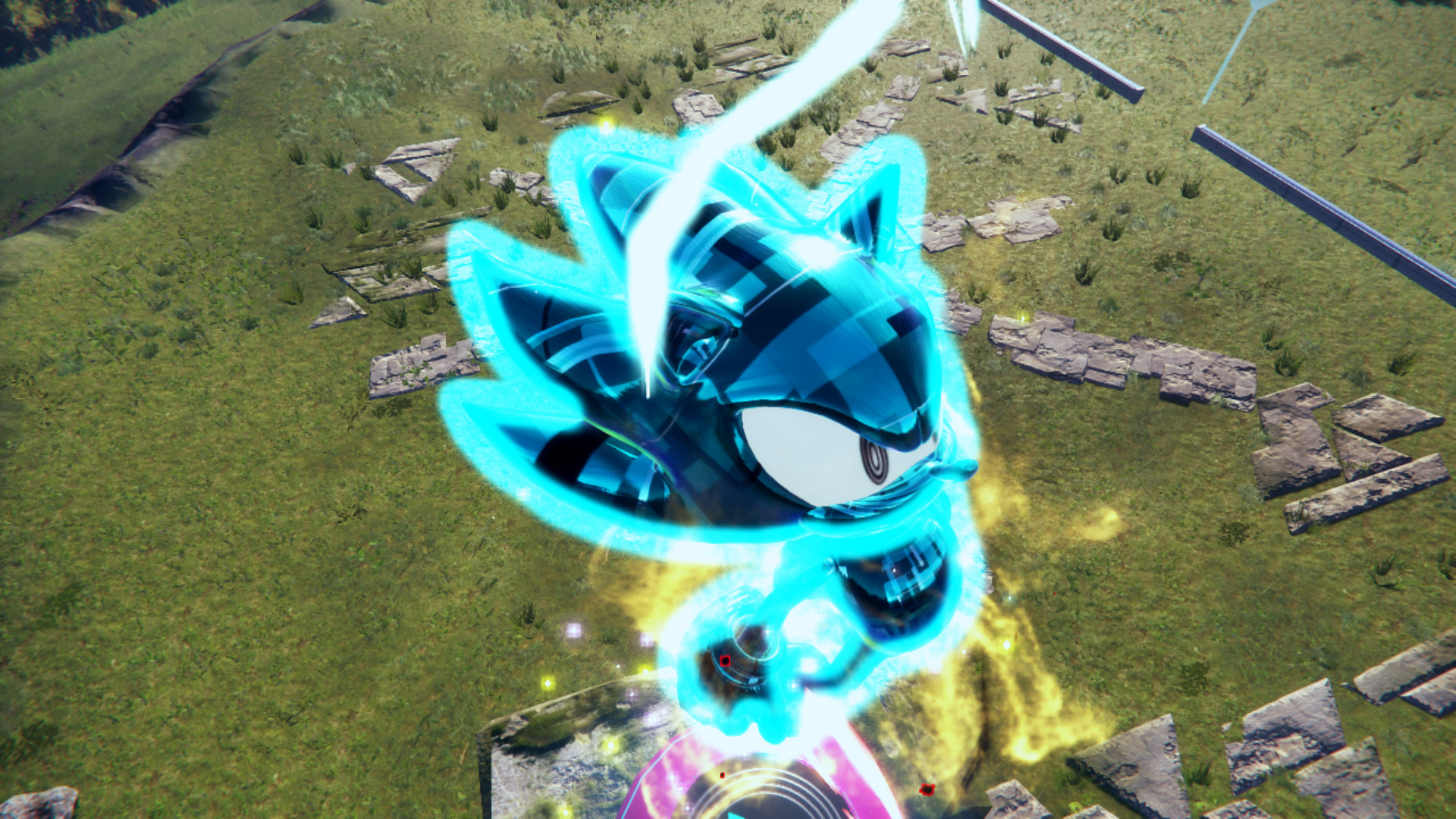 Dons Cyber Super Sonic Mod for Sonic Frontiers | Frontiers Mods