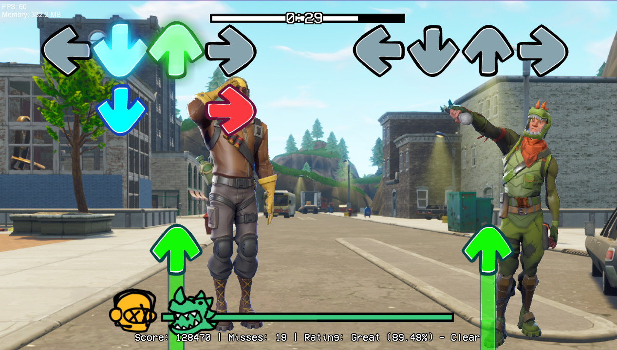 Fortnite: Tilted Throwdown Mod for Friday Night Funkin' | FNF Mods