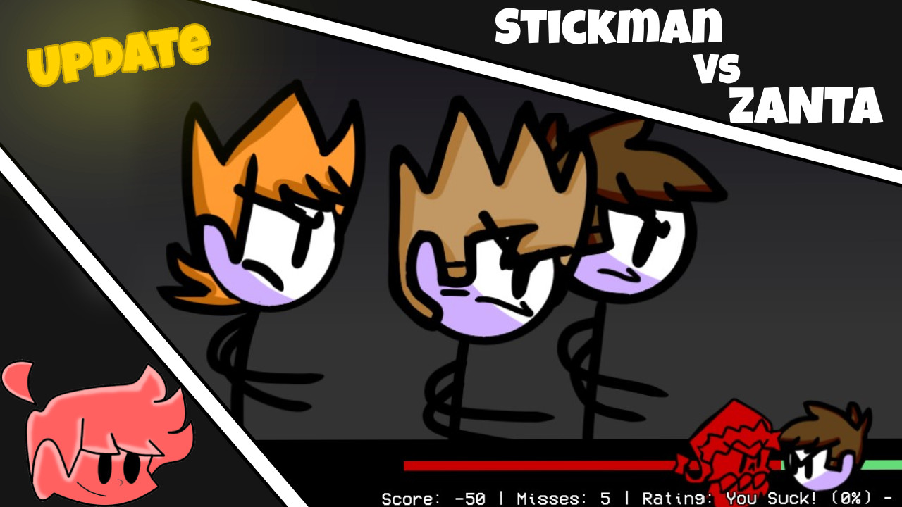 Stickmans Vs Zanta (Update) Mod for Friday Night Funkin' | FNF Mods