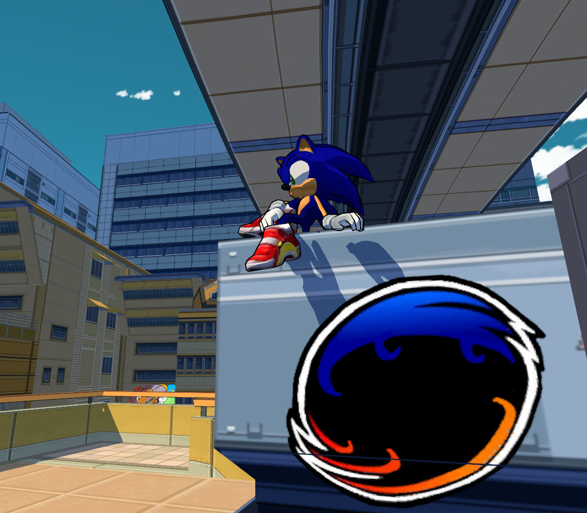 Sonic + City Escape GUN Board (Adventure 2) Mod for Bomb Rush Cyberfunk ...