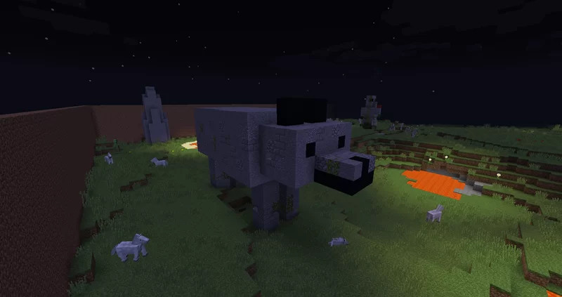 A Good Boy (Large Dog Statue Schematic) Mod for Minecraft: Java Edition ...