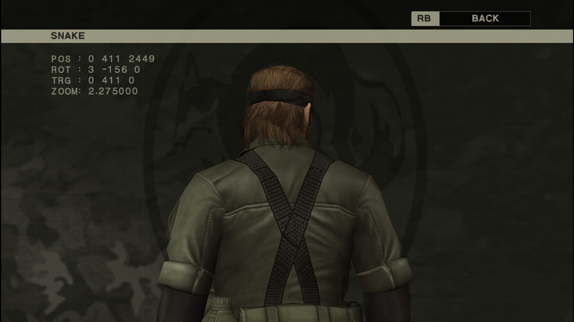 Grey fabric bandana for Naked Snake Mod for Metal Gear Solid: Master ...
