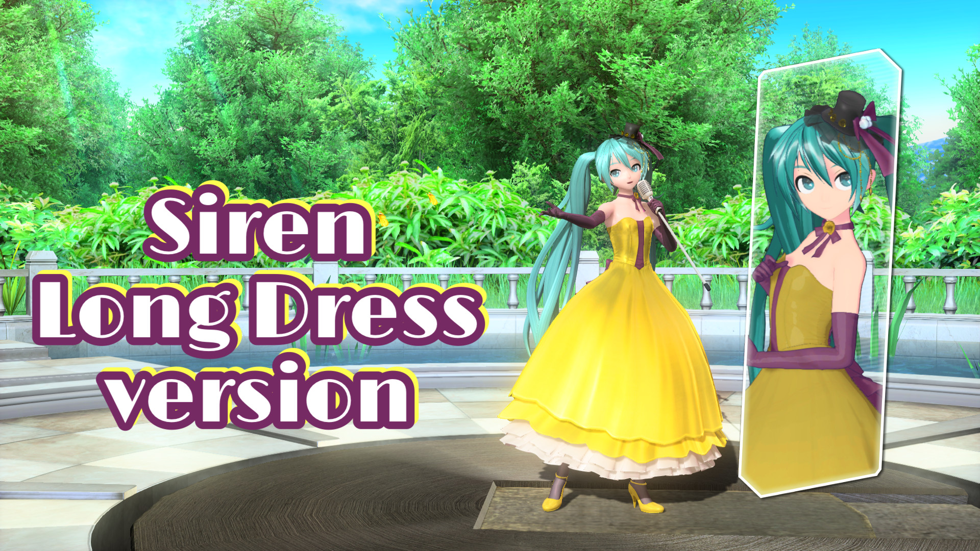 Siren Long Dress version Mod for Hatsune Miku: Project DIVA Mega Mix+ ...
