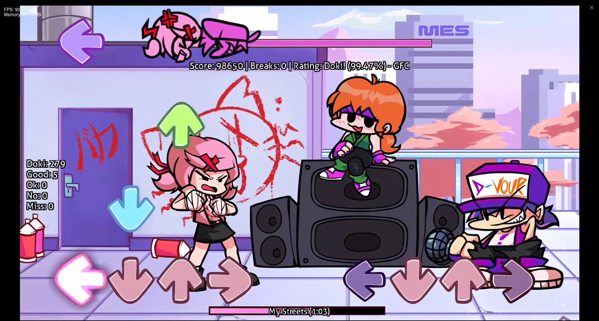 FNF Just Natsuki Mod Mod for Friday Night Funkin' | FNF Mods