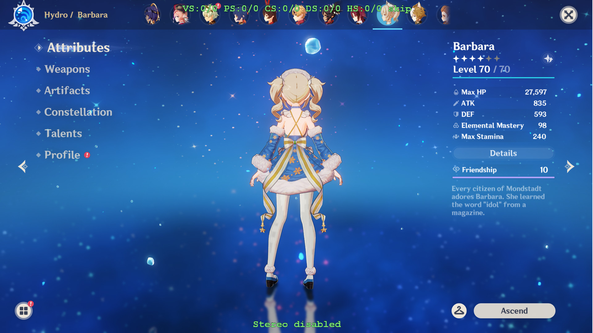 Christmas Barbara recolor Mod for Genshin Impact | GI Mods