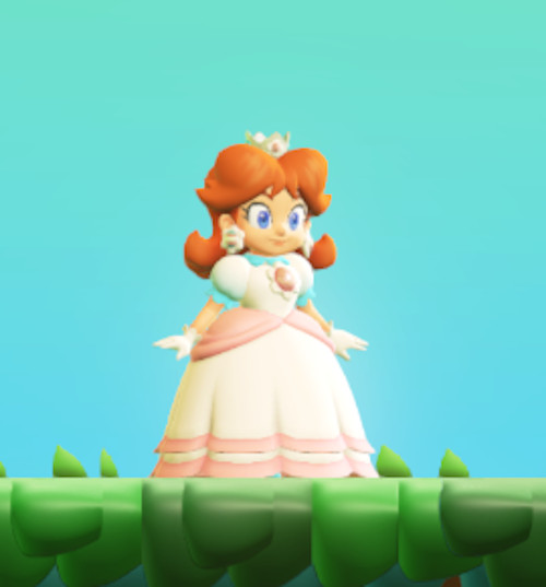 Trans flag style Daisy! Mod for Super Mario Bros. Wonder | SMBW Mods