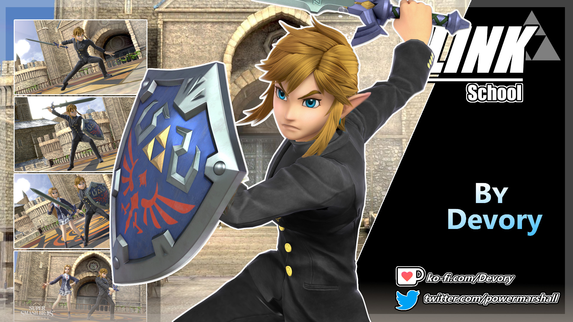 School Link Mod for Super Smash Bros. Ultimate | SSBU Mods