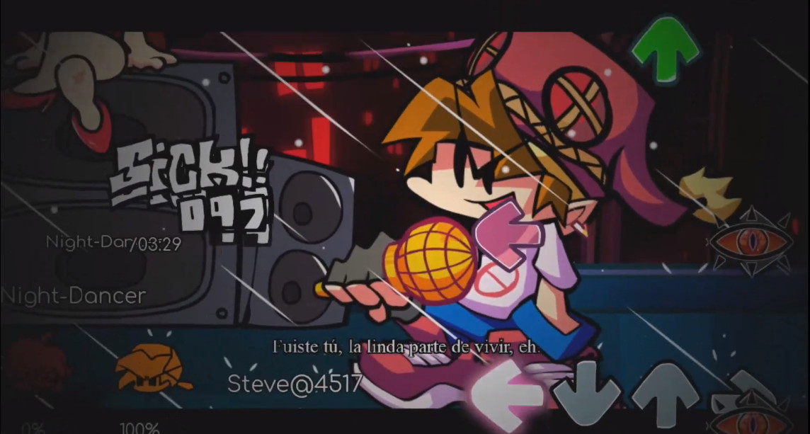 Steve@4517 canta Night Dancer (CoverFNF) Mod for Friday Night Funkin ...