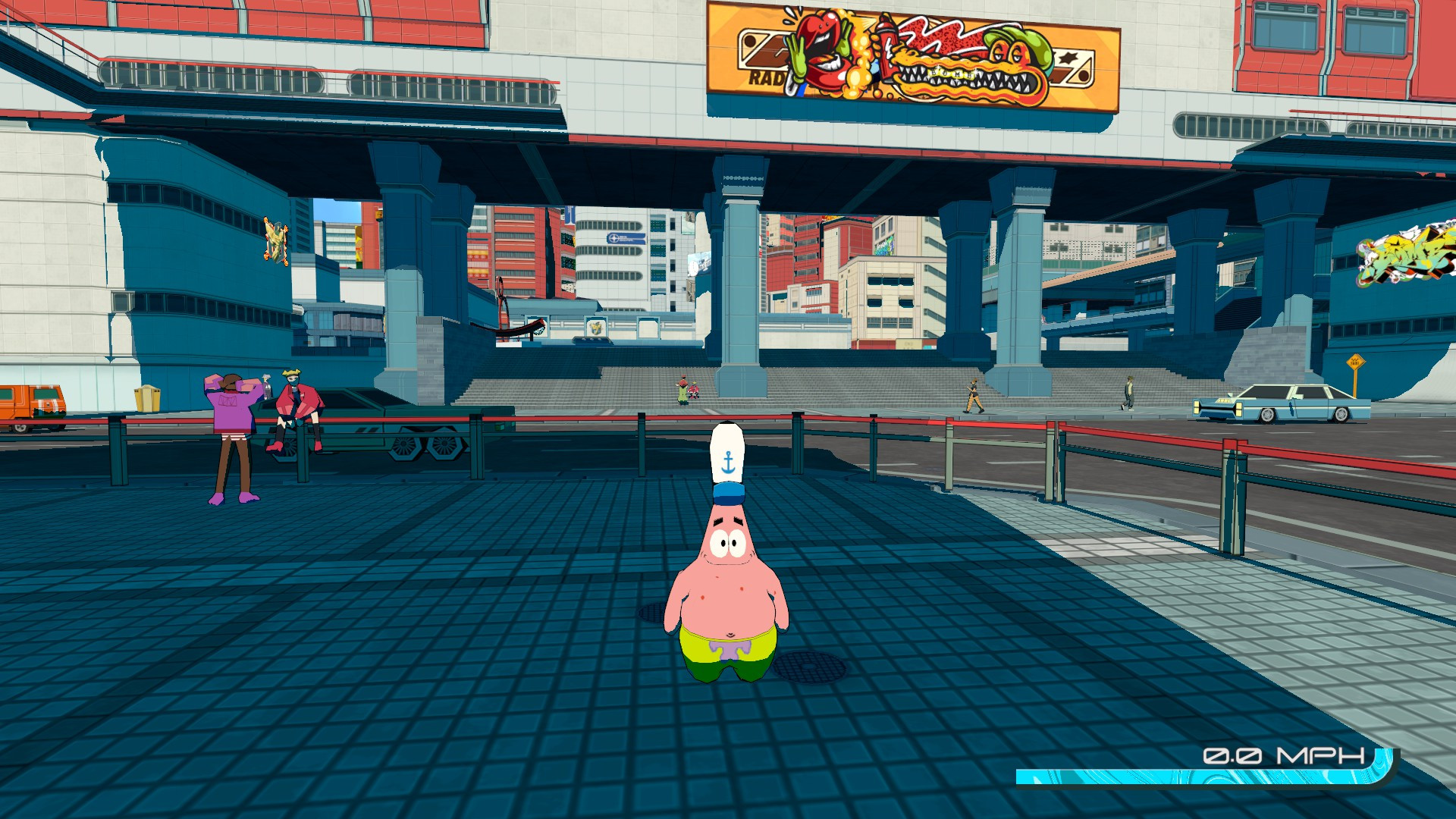 Patrick (and Krusty Patrick) Mod for Bomb Rush Cyberfunk | BRC Mods