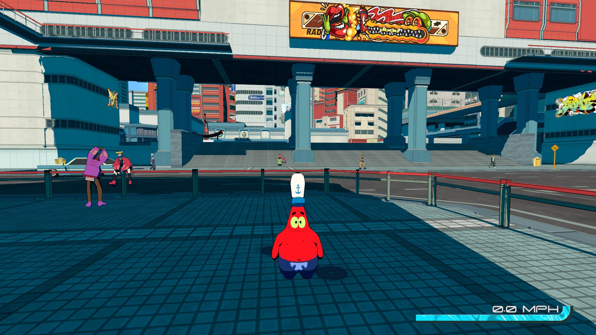 Patrick (and Krusty Patrick) Mod for Bomb Rush Cyberfunk | BRC Mods