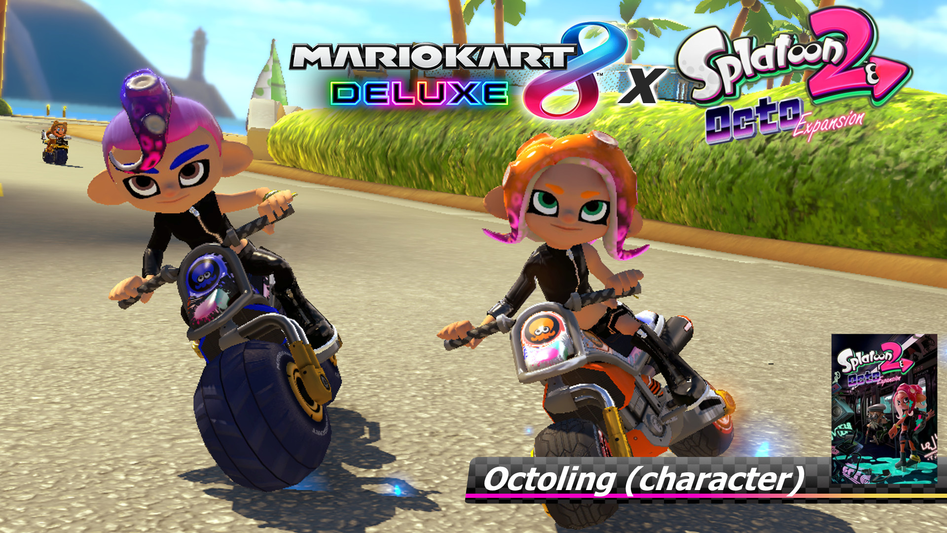 Octoling Girl & Octoling Boy [Agent 8] Mod for Mario Kart 8 Deluxe ...