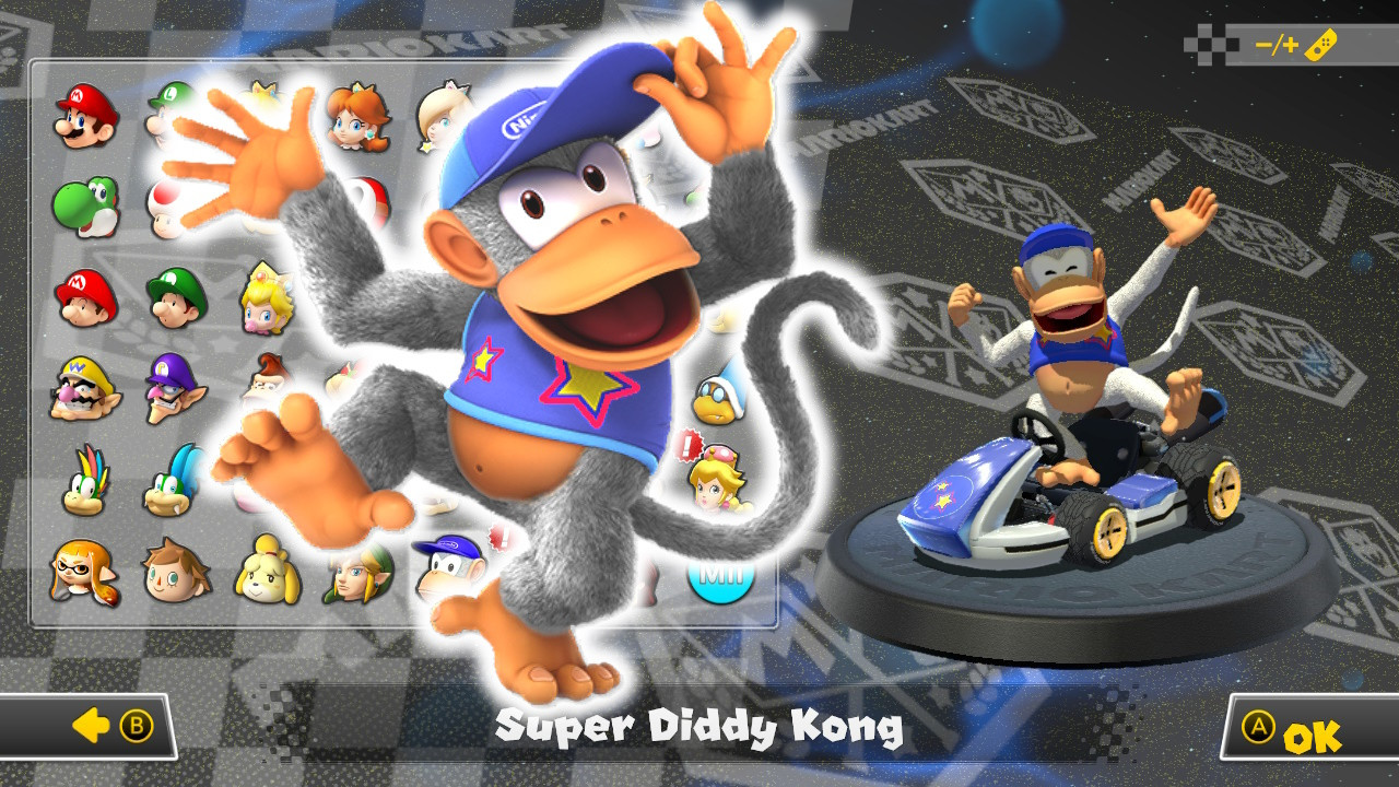 Super Diddy Kong Mod for Mario Kart 8 Deluxe | MK8D Mods