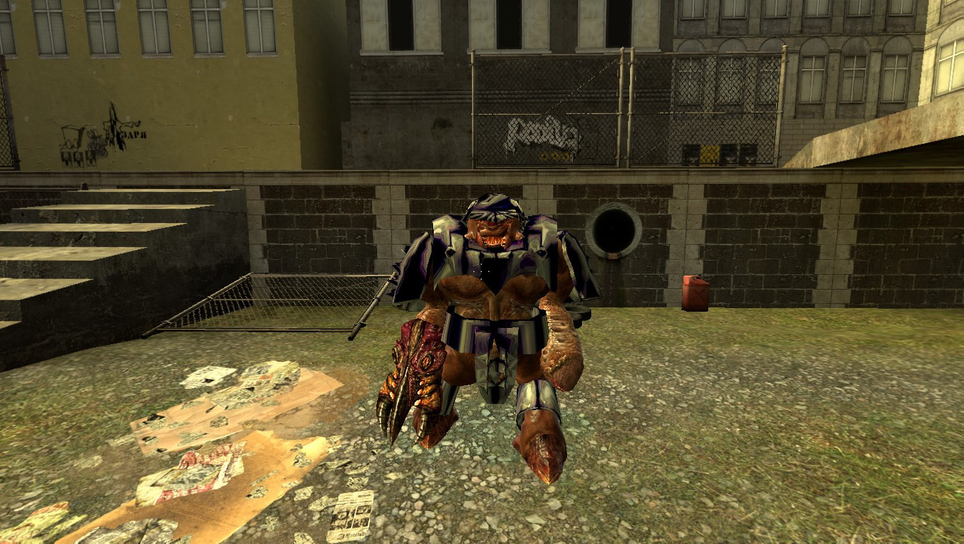 Alien Grunt with SXLG armor for Overcharged Mod for Half Life 2 ...