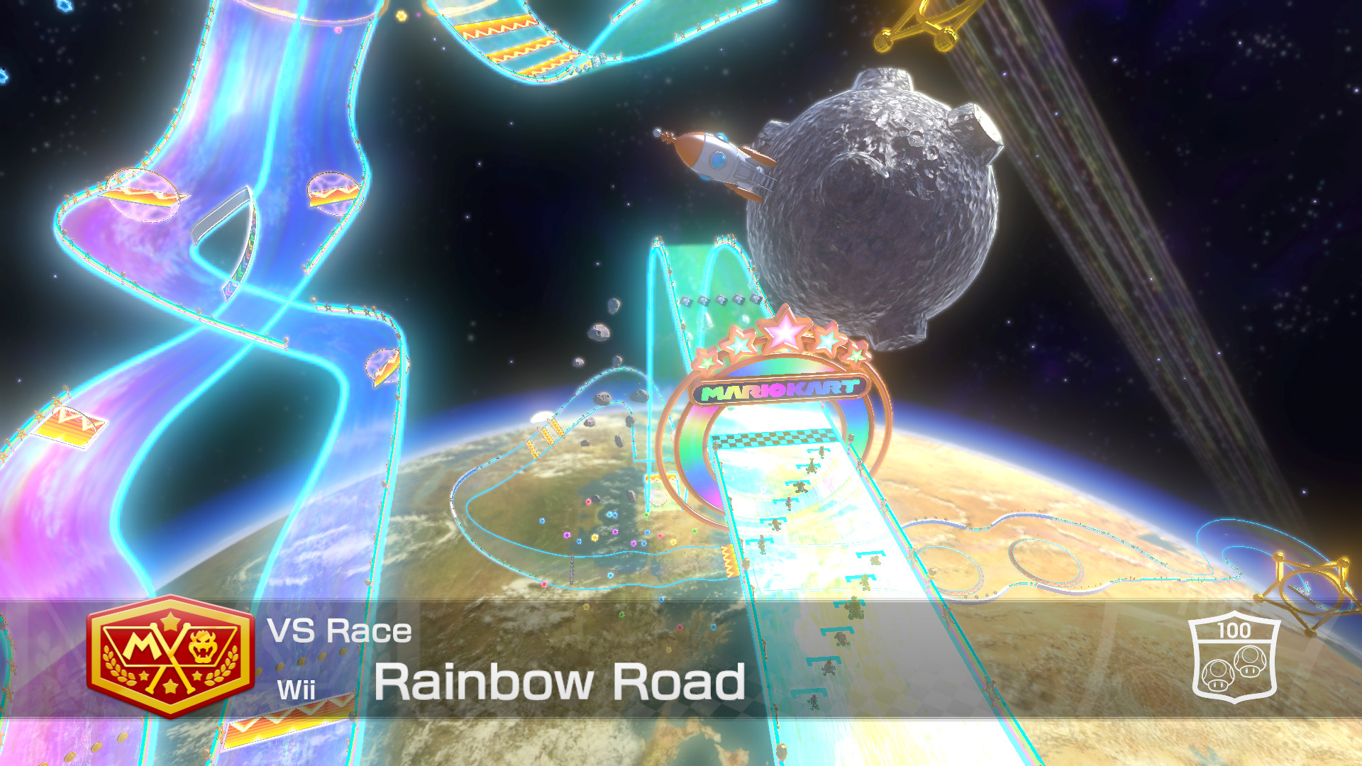 Wii Rainbow Road - 3DS Road Style Mod for Mario Kart 8 Deluxe | MK8D Mods