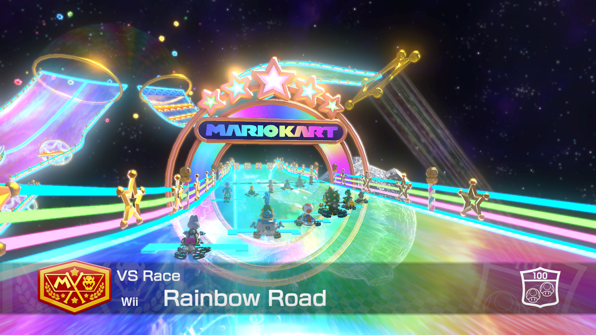 Wii Rainbow Road - 3DS Road Style Mod for Mario Kart 8 Deluxe | MK8D Mods