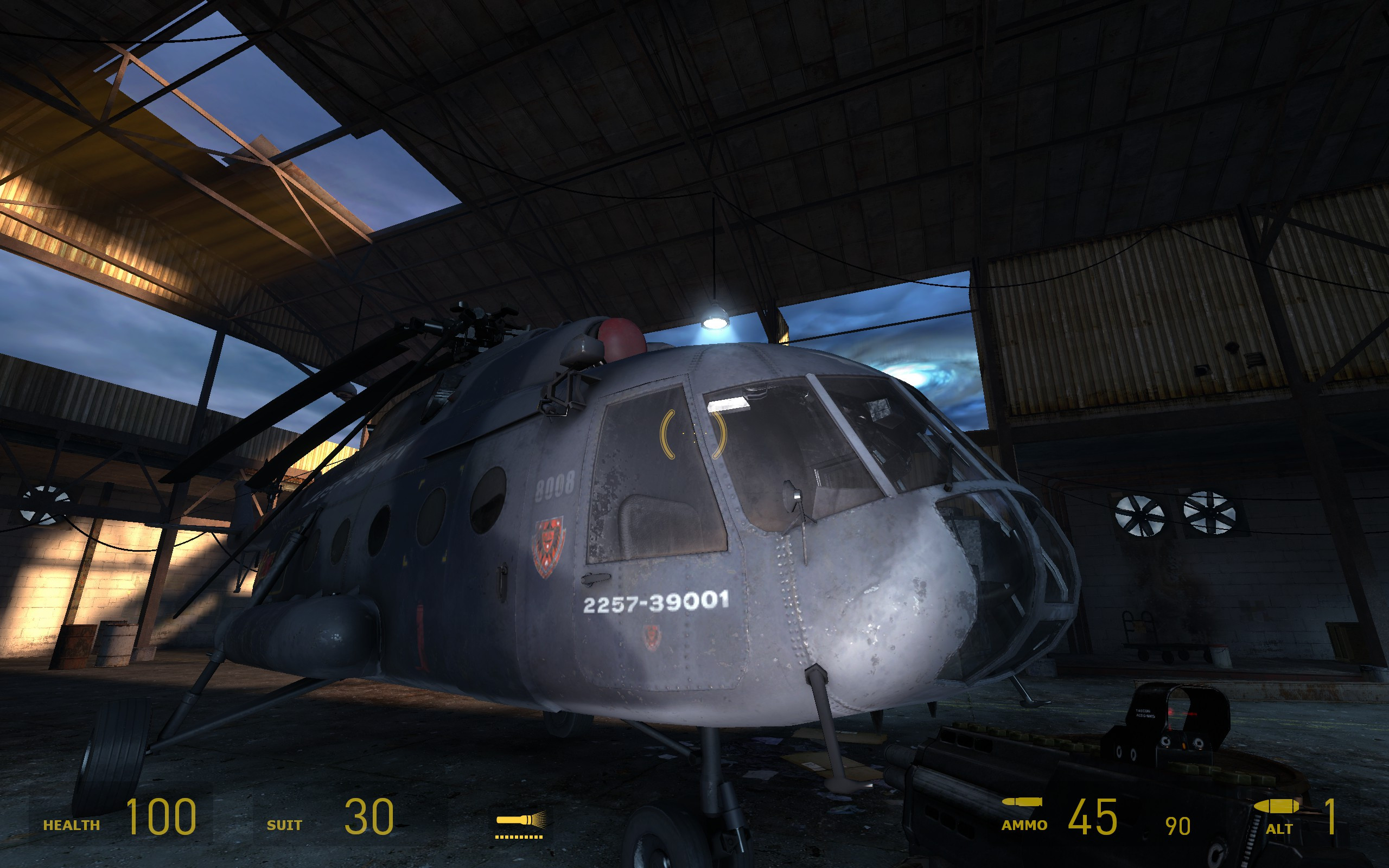 HLA Helicopter and Silo Elevator textures Mod for Half-Life 2 | HL2 Mods