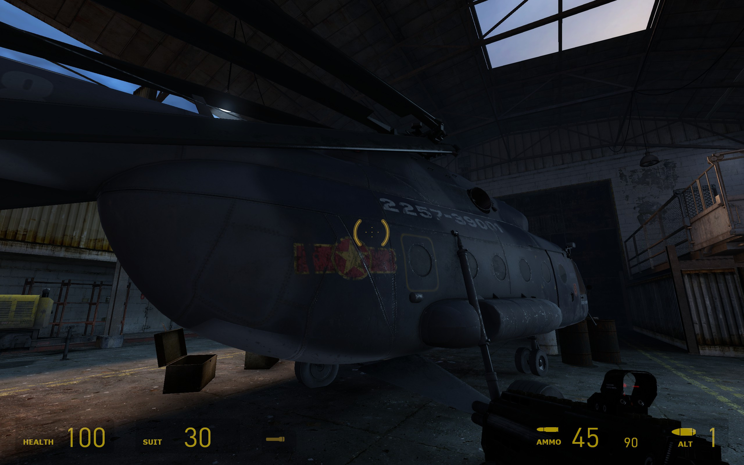 HLA Helicopter and Silo Elevator textures Mod for Half-Life 2 | HL2 Mods