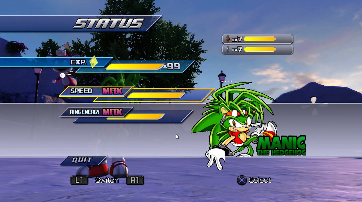 Manic The Hedgehog (S FACTOR ) Mod for Sonic Unleashed (X360/PS3 ...