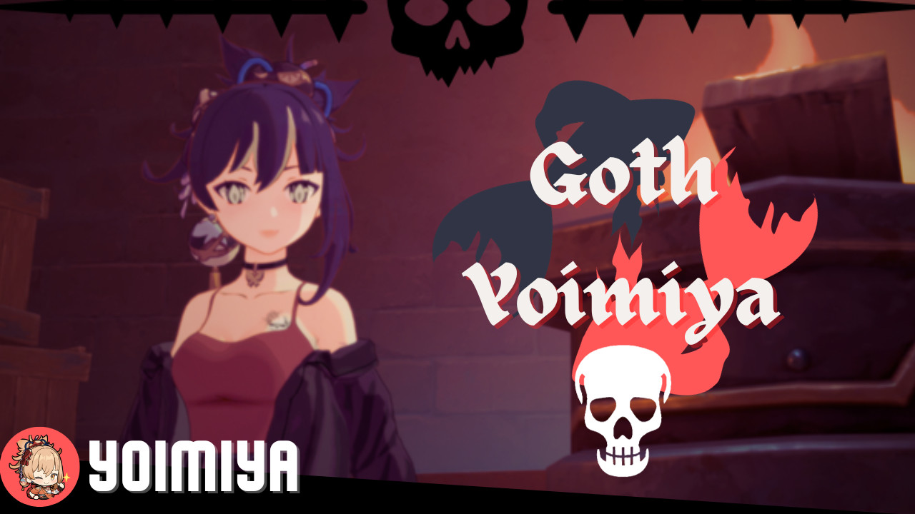 Yoimiya Goth Mod for Genshin Impact | GI Mods