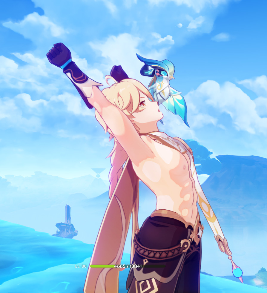 Shirtless Aether Mod for Genshin Impact | GI Mods