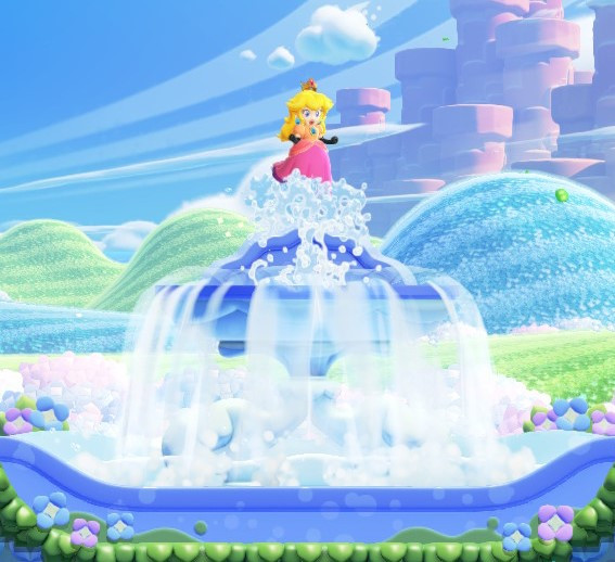 Sunset Peach Mod Mod for Super Mario Bros. Wonder | SMBW Mods