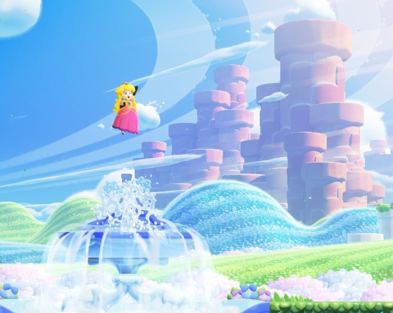 Sunset Peach Mod Mod for Super Mario Bros. Wonder | SMBW Mods