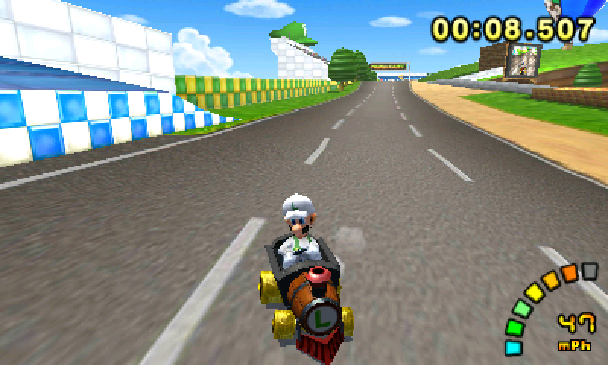 Fire Luigi Mod for Mario Kart 7 | MK7 Mods
