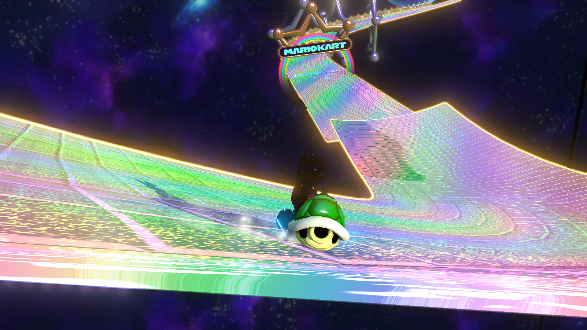 3DS Rainbow Road - Wii Road Style Mod for Mario Kart 8 Deluxe | MK8D Mods
