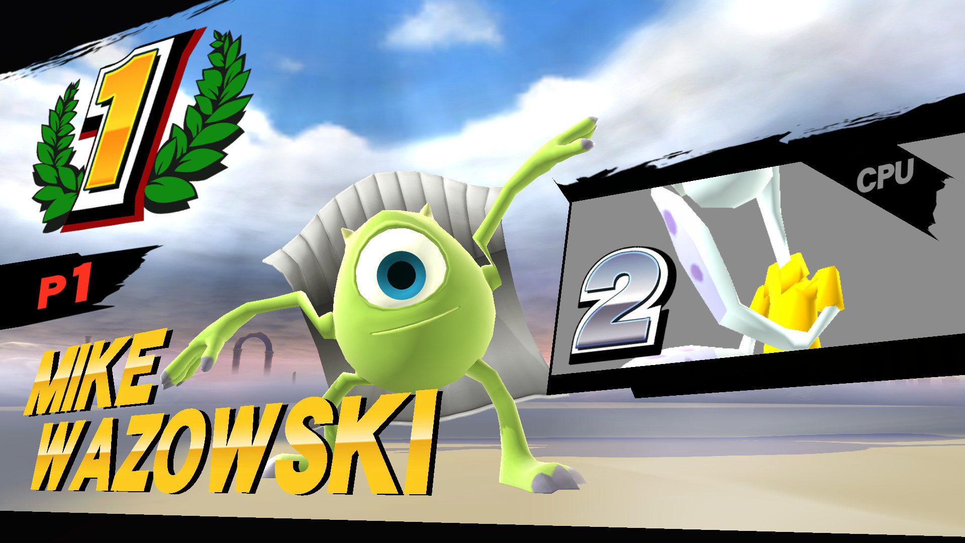 Mike Wazowski Mod for Super Smash Bros. (Wii U) | SSB4U Mods