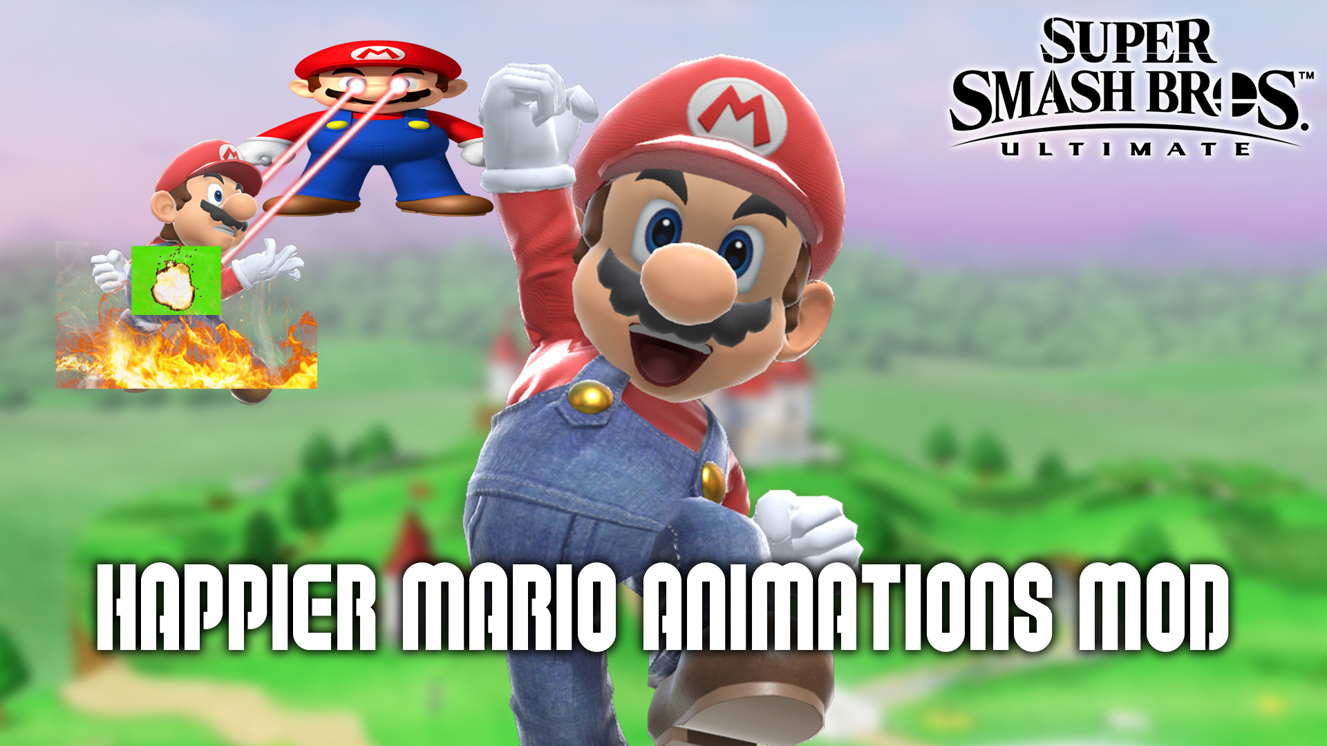 Happier Mario Animations Mod for Super Smash Bros. Ultimate | SSBU Mods