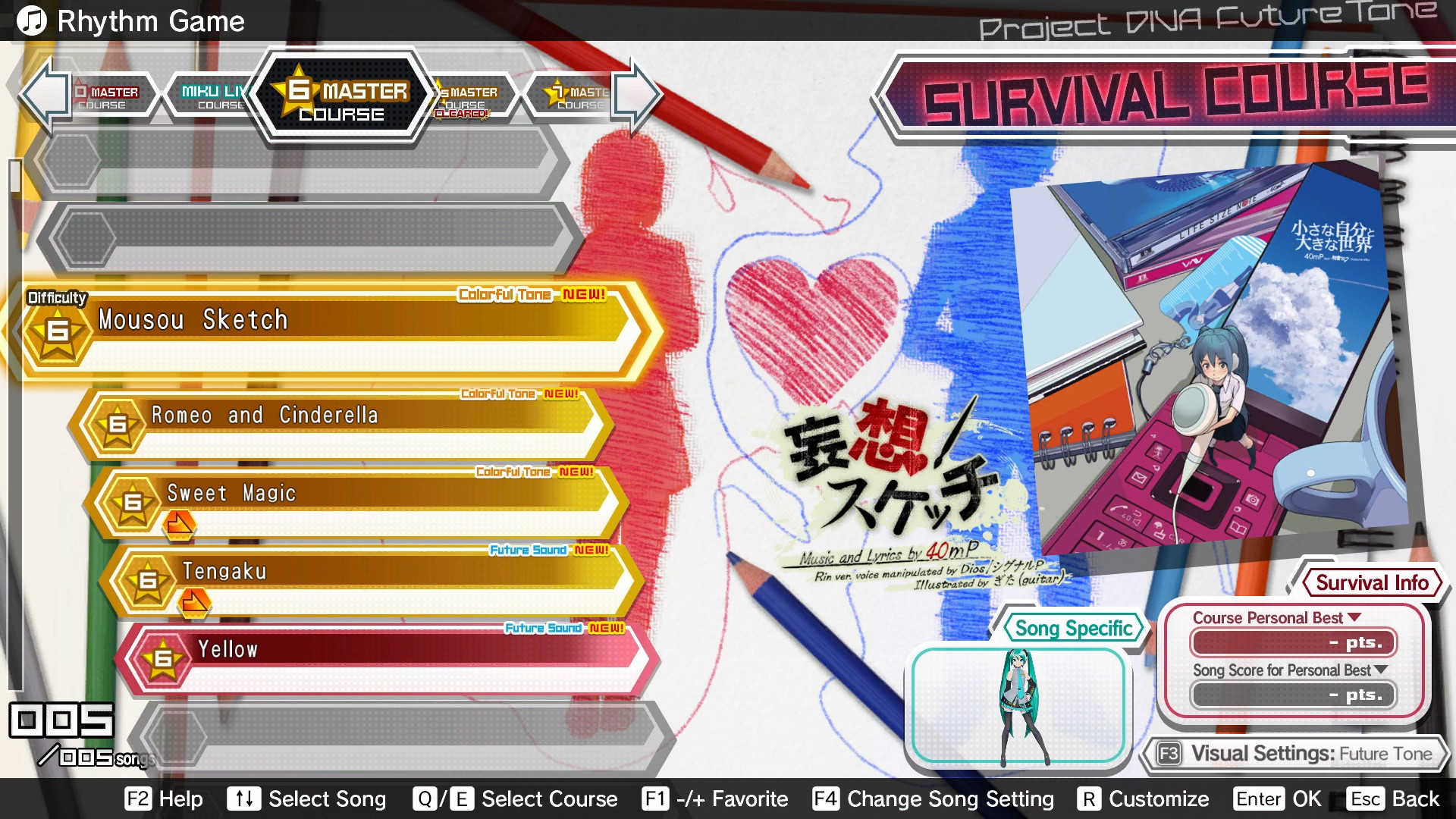 Future Tone UI for MM+ Mod for Hatsune Miku: Project DIVA Mega Mix+ ...