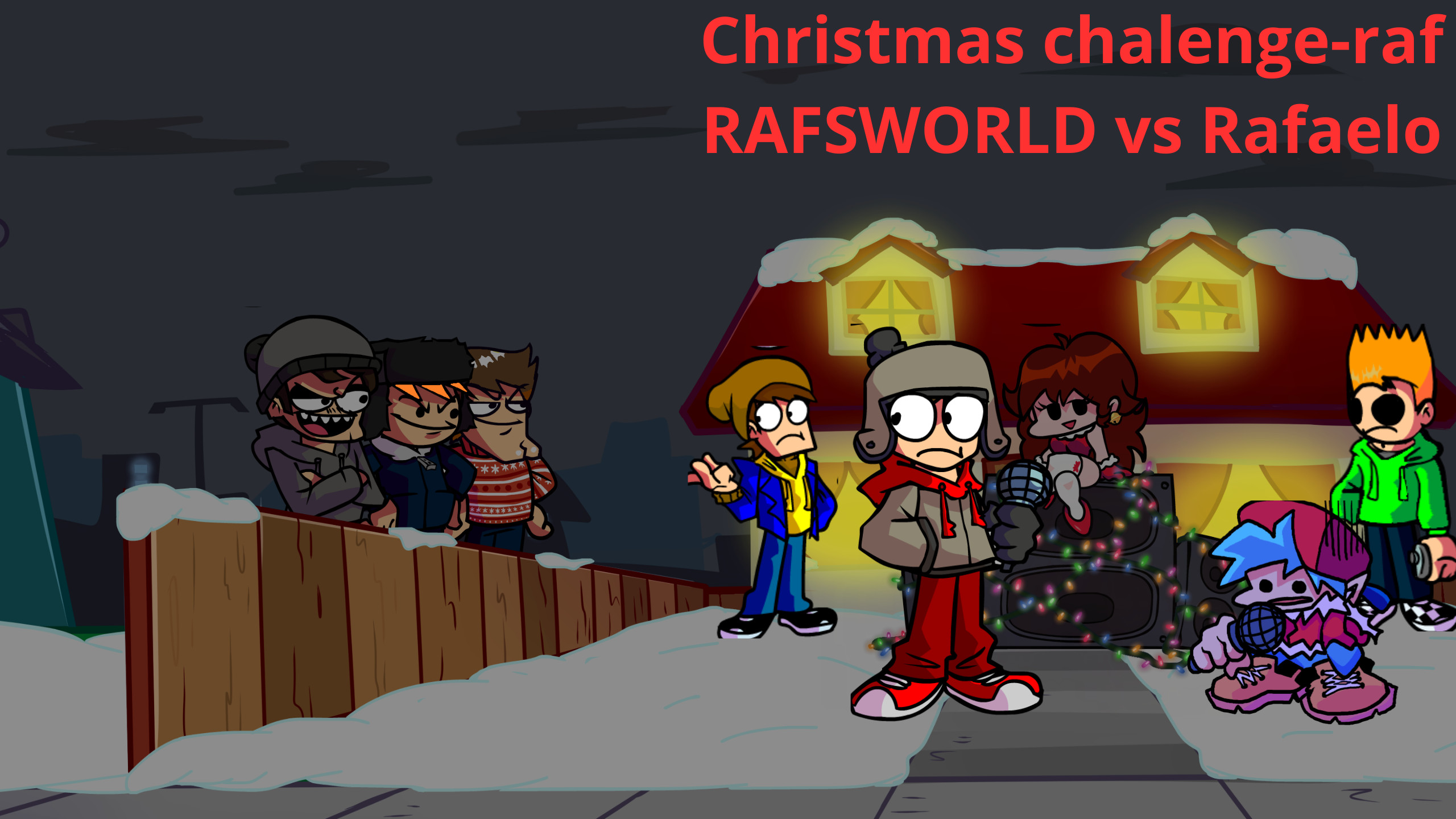 rafsworld:Challenge raf chrismas édition Mod for Friday Night Funkin ...