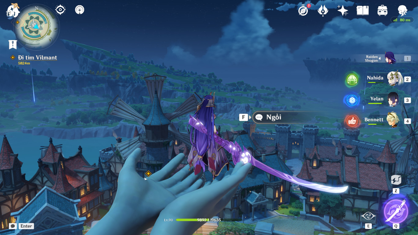 Playable Raiden boss sword(Engulfing Lightning) Mod for Genshin Impact ...