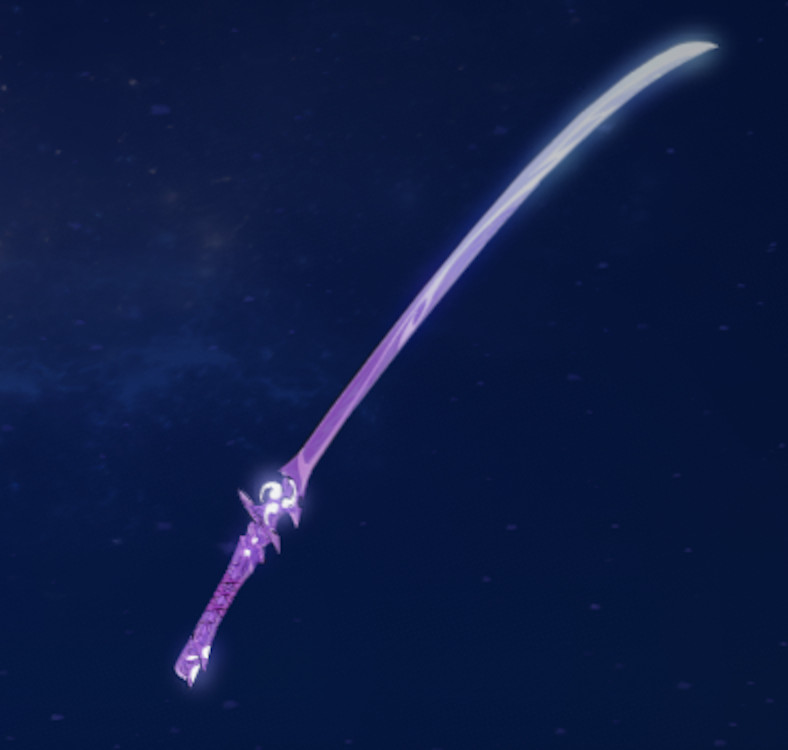 Playable Raiden boss sword(Engulfing Lightning) Mod for Genshin Impact ...