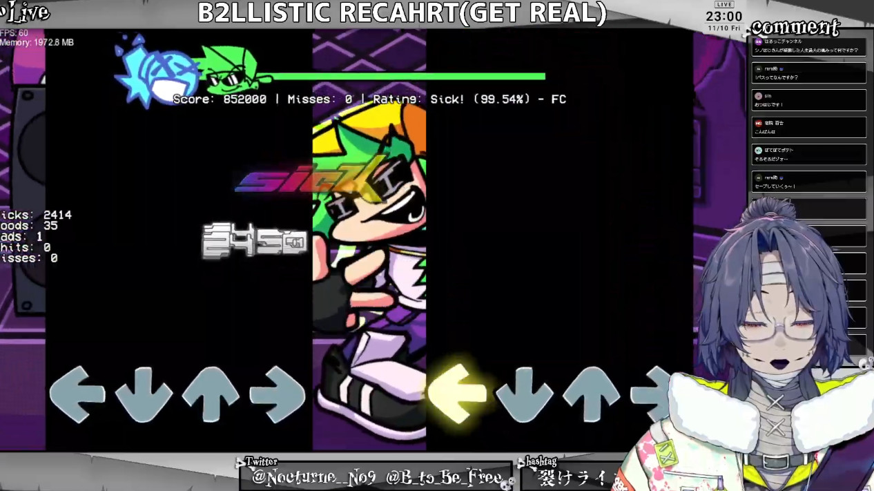 B2LLISTC Rechart json file(B2 REMIXED) Mod for Friday Night Funkin ...