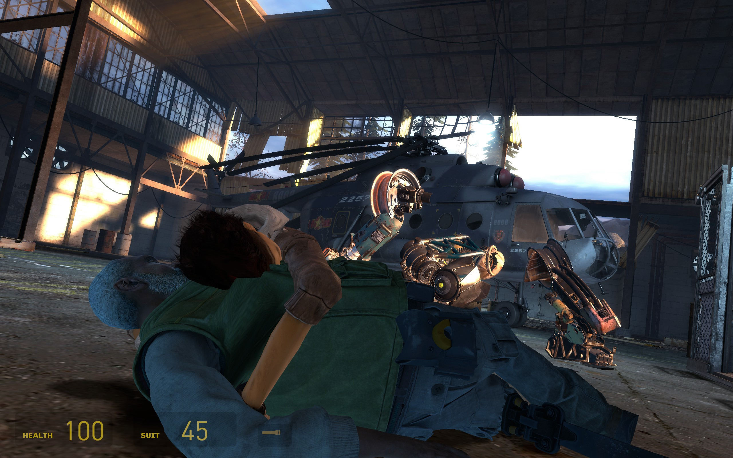 HLA Helicopter and Silo Elevator textures Mod for Half-Life 2 | HL2 Mods