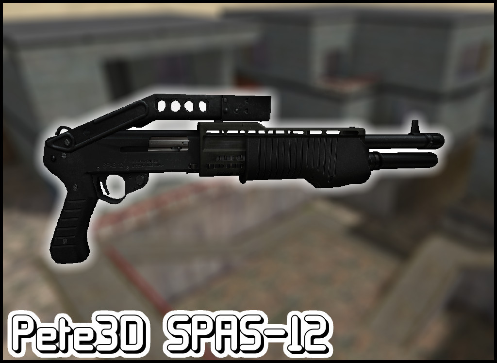Pete3D SPAS-12 on Minuit Mod for Half-Life | HL Mods