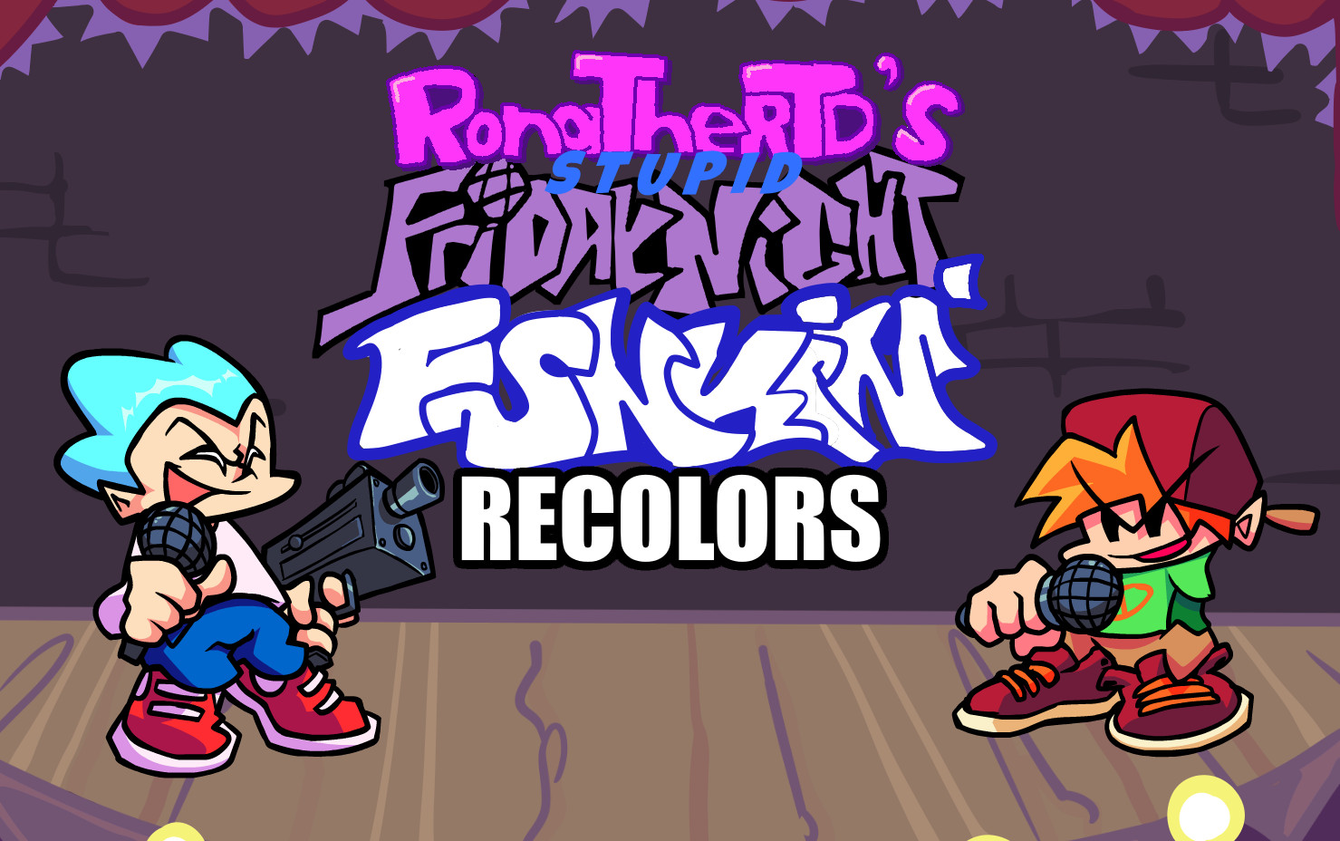RonaTheRTD's Stupid Friday Night Funkin' Recolors Mod for Friday Night ...