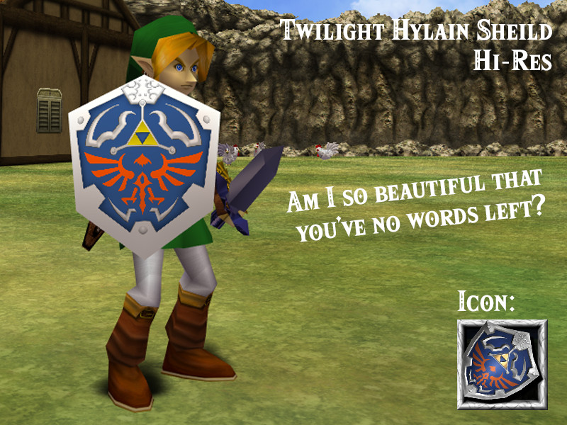 Twilight Princess Shield (hi-res + low-res!) Mod for Ship of Harkinian ...