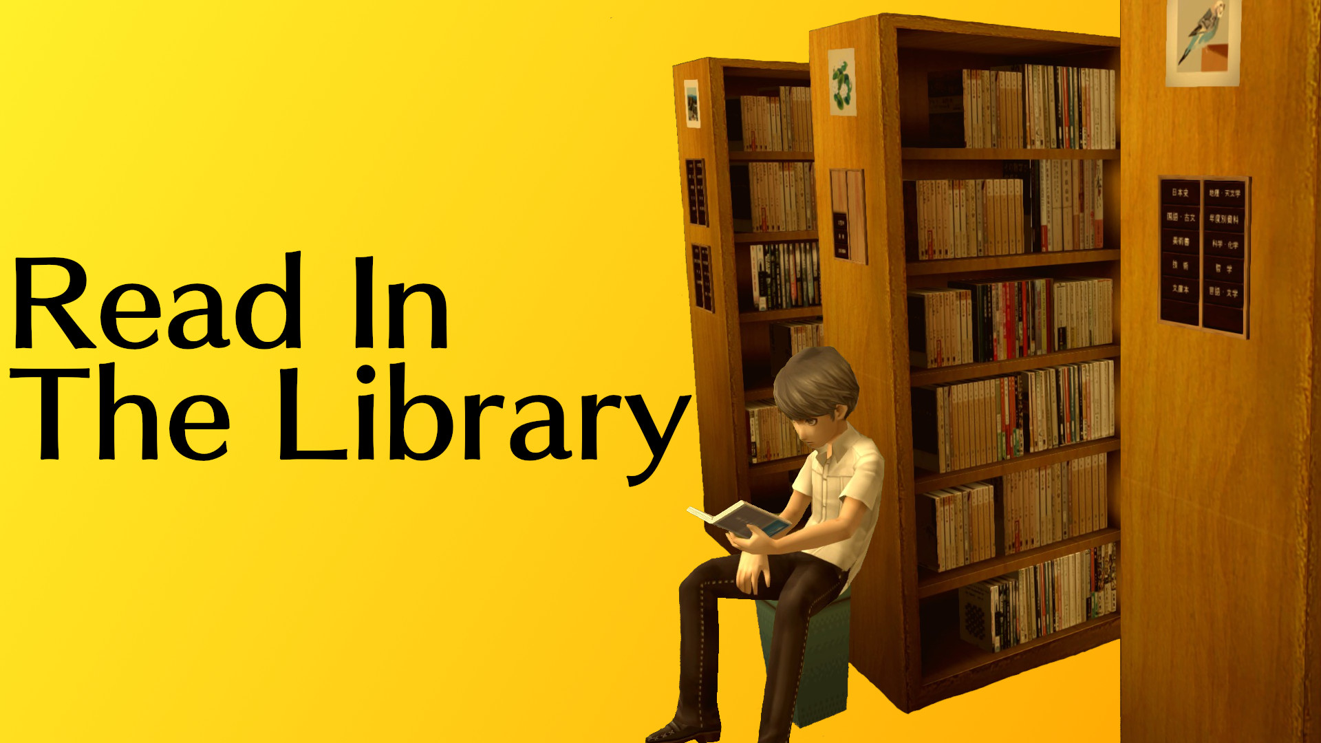 Read In The Library Mod for Persona 4 Golden PC (64 Bit) | P4G64 Mods