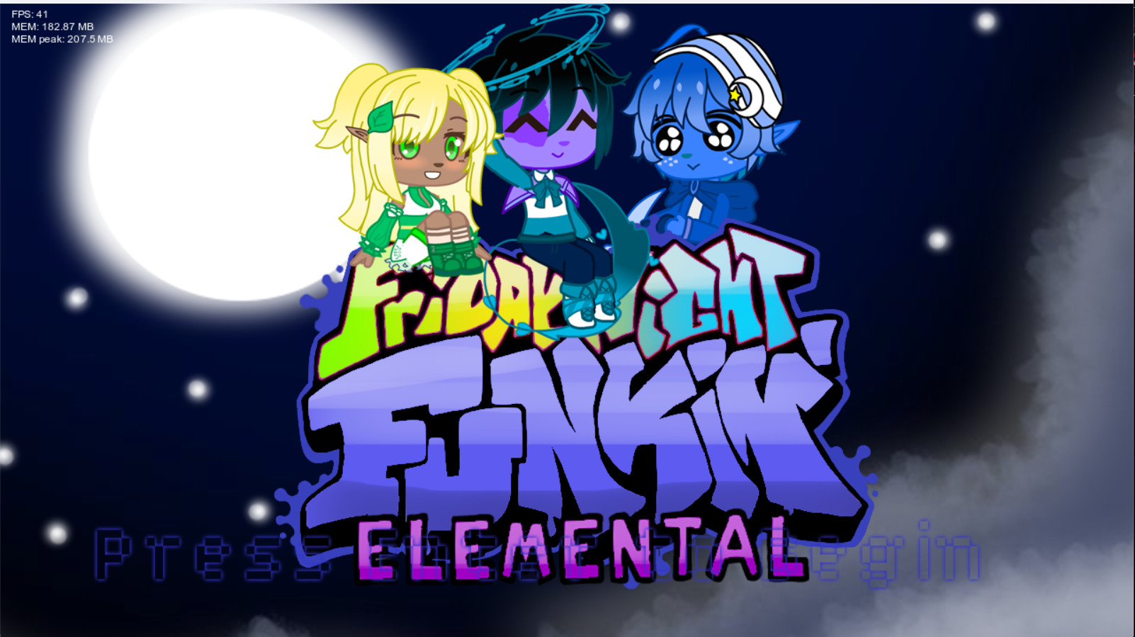 FNF Elemental Quest (cringe OC Gacha mod) Mod for Friday Night Funkin ...